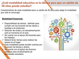 Modalidades educativas | PDF