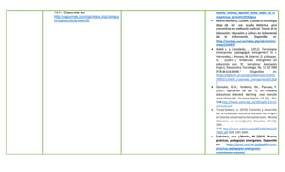 Modalidades educativas emergentes | PDF