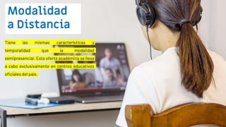 Modalidades flexibles | PPTX