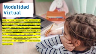 Modalidades flexibles | PPTX