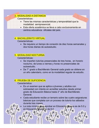 Modalidades flexibles | PDF