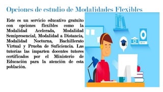 Modalidades flexibles ppt | PDF