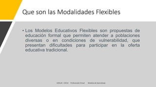 Modalidad flexible | PPTX