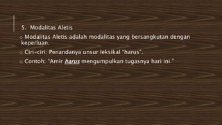 Modalitas | PPTX