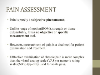 Modalities for therapeutic management of pain 1 | PPTX