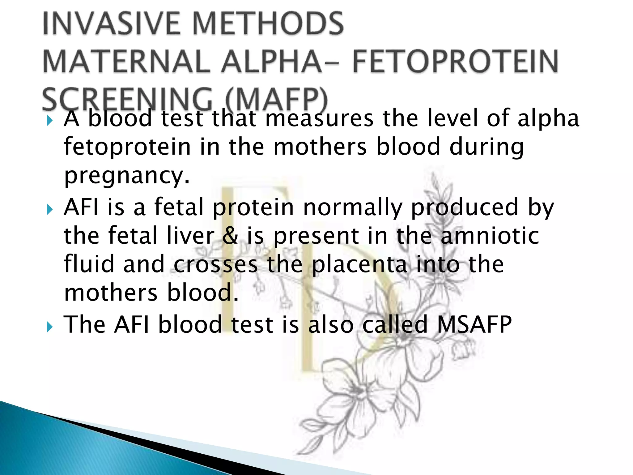 Modalities of diagnosis in pregnancy | PPTX