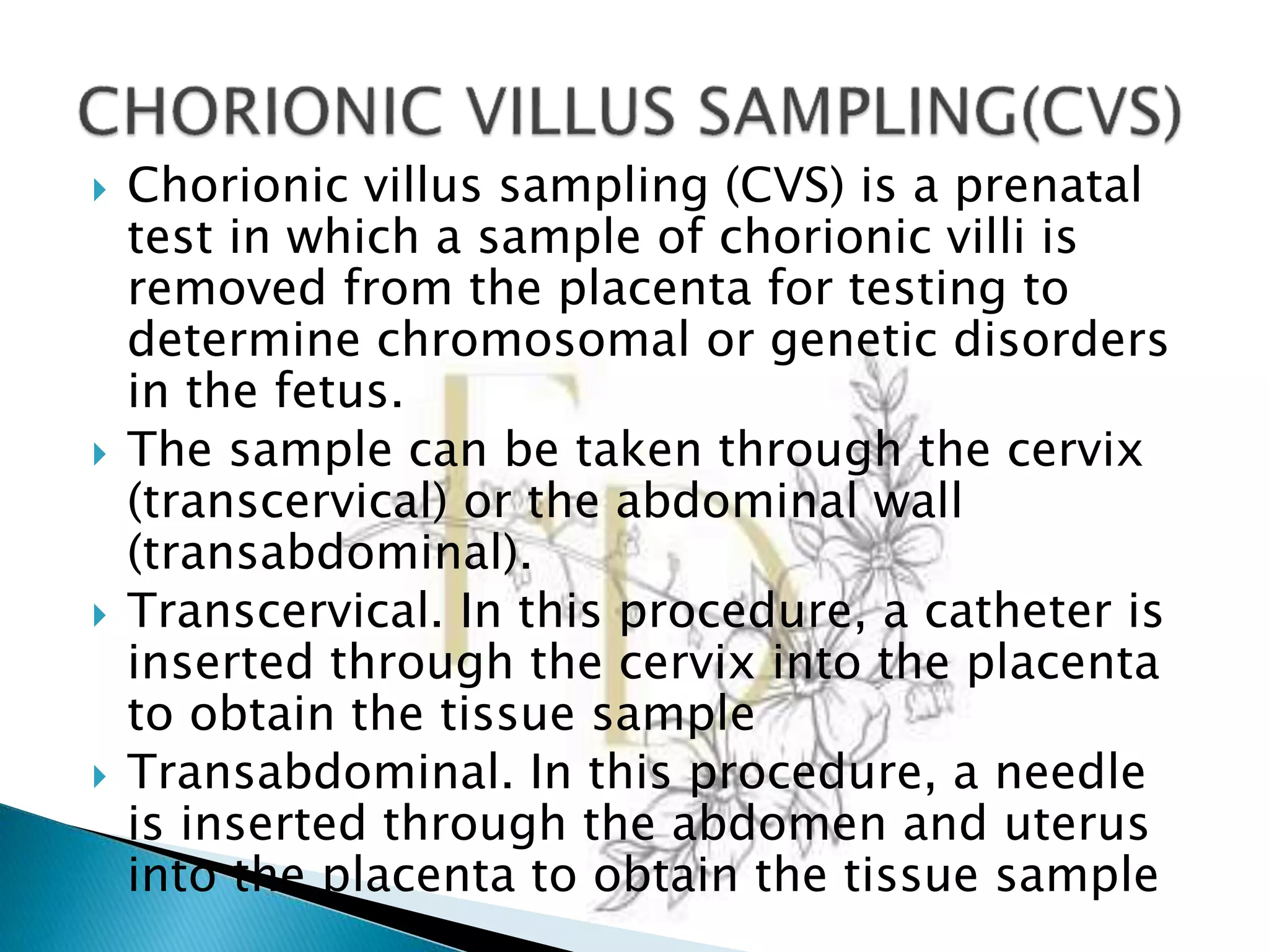 Modalities of diagnosis in pregnancy | PPTX