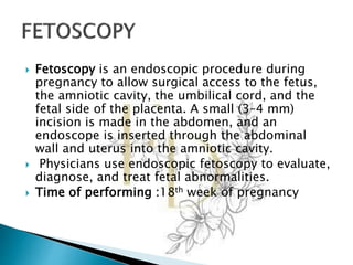 Modalities of diagnosis in pregnancy | PPTX