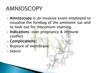 Modalities of diagnosis in pregnancy | PPTX