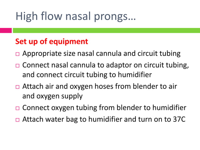 Modalities of oxygen therapy in picu 31 3-14 | PPTX