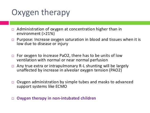 Modalities of oxygen therapy in picu 31 3-14