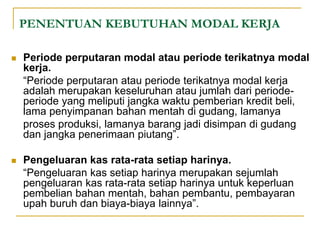 analisis laporan keuangan modal kerja yang disampaikan | PPT
