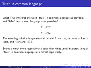 Slides: Common language and modal logic NL | PDF