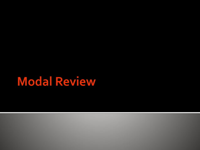 Modal Review.pptx