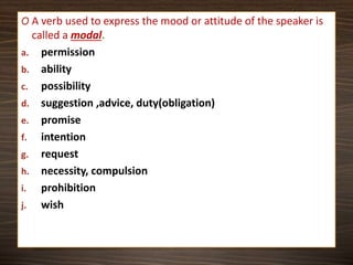 Modals are really interesting by Rizwan Ahmad | PPT