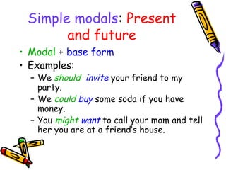 Modals | PPT | Free Download