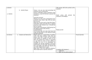 Lesson Plan on Modals | PDF