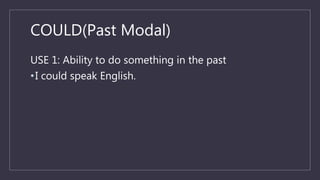 Modals | PPT