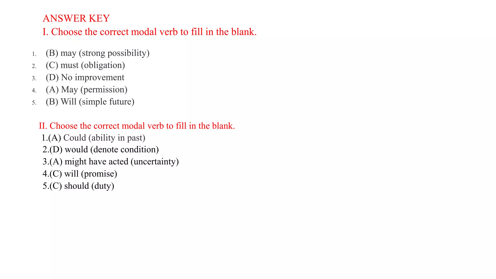 Modals english | PPTX