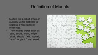 MODALS VERBS COT FOR QUARTER 1 IN ENGLISH 8 | PPTX