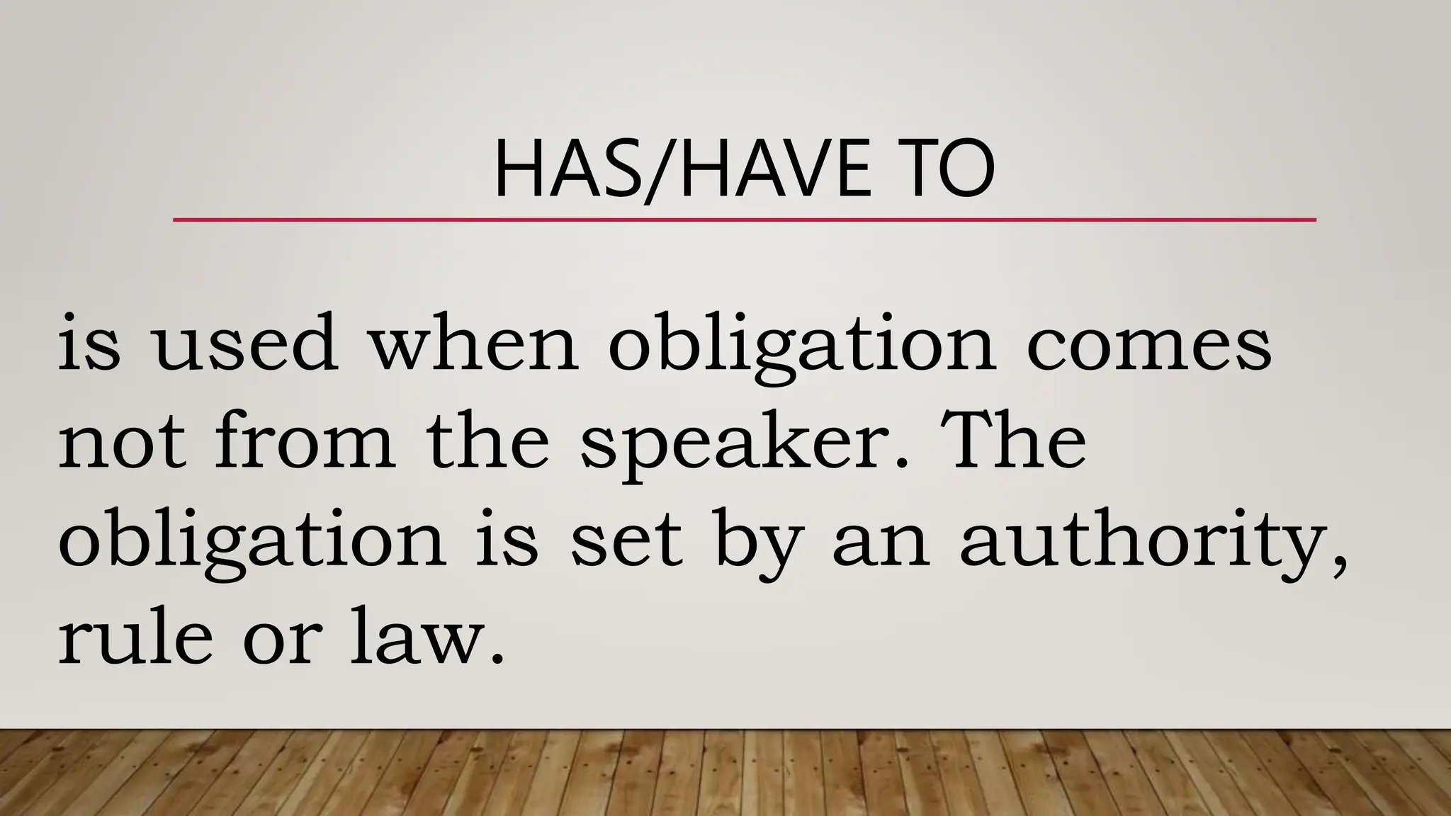 Express permission, obligation, and prohibition | PPTX