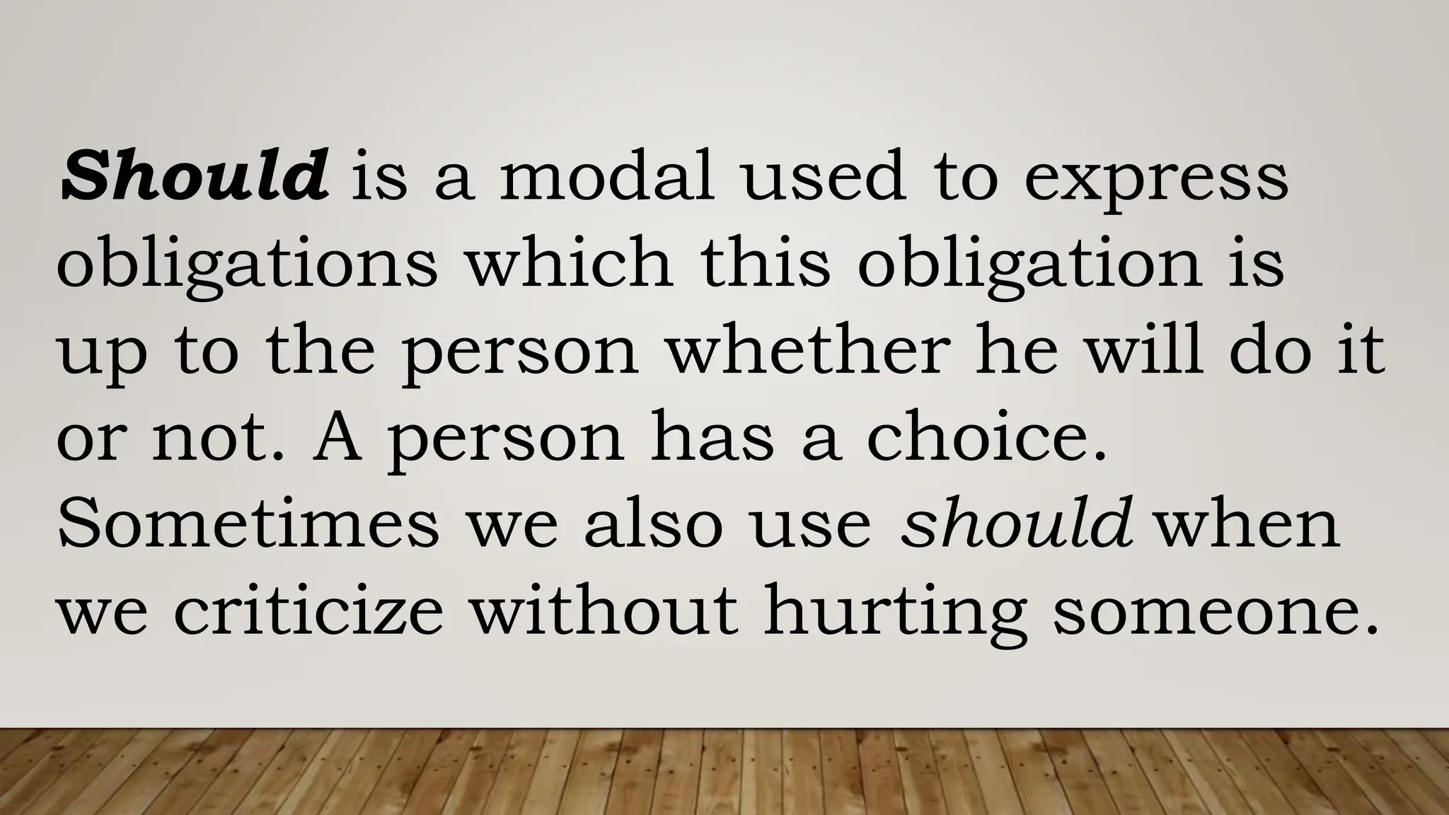 Express permission, obligation, and prohibition | PPTX