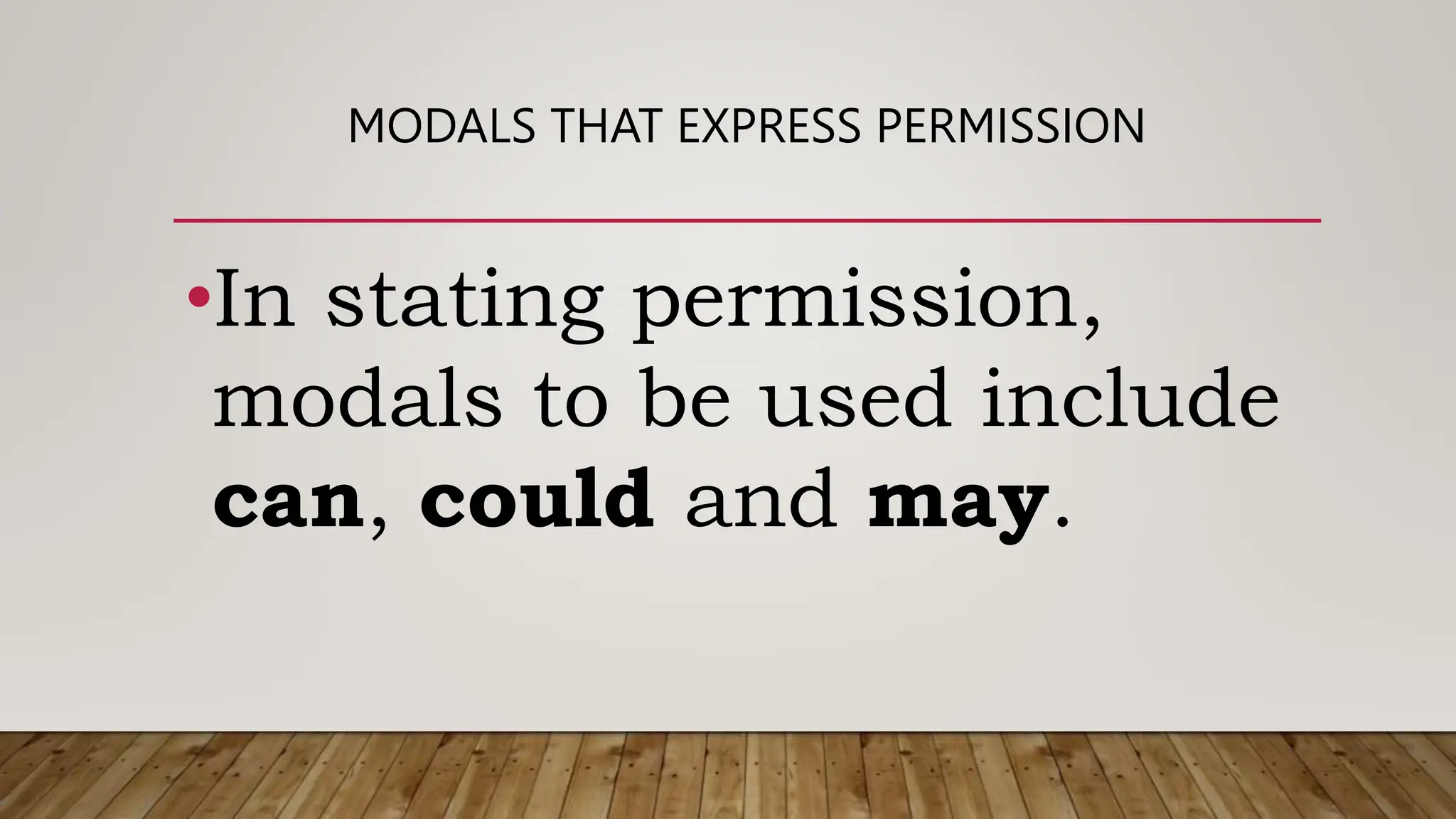 Express permission, obligation, and prohibition | PPTX