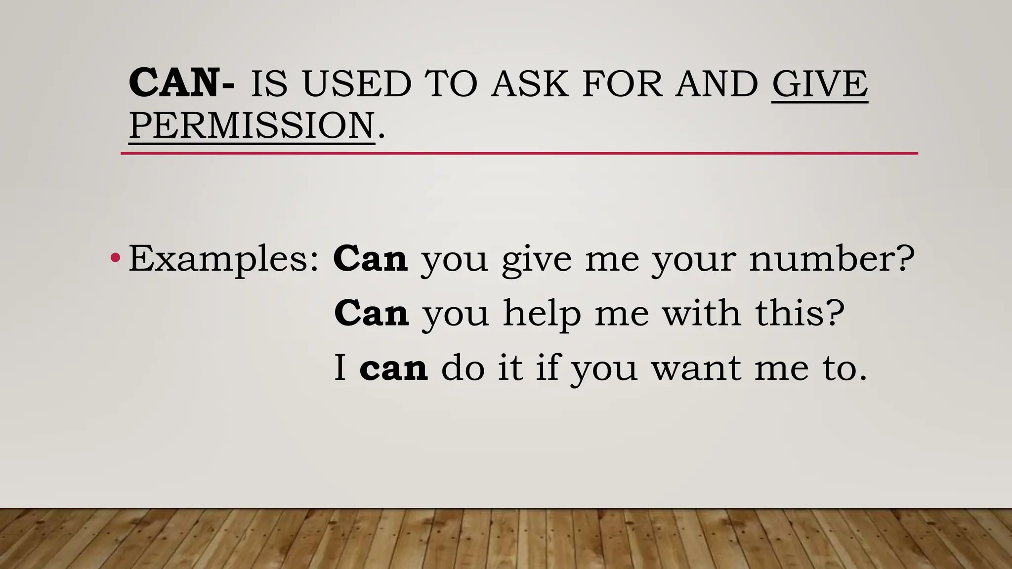 Express permission, obligation, and prohibition | PPTX