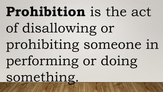 Express permission, obligation, and prohibition | PPTX