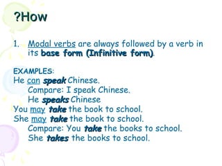 Semi modals and Modals verbs present past and future .ppt