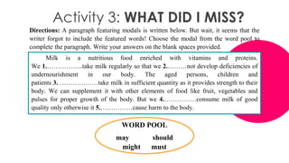 MODALS for upcoming grade 10 students in deped | PDF