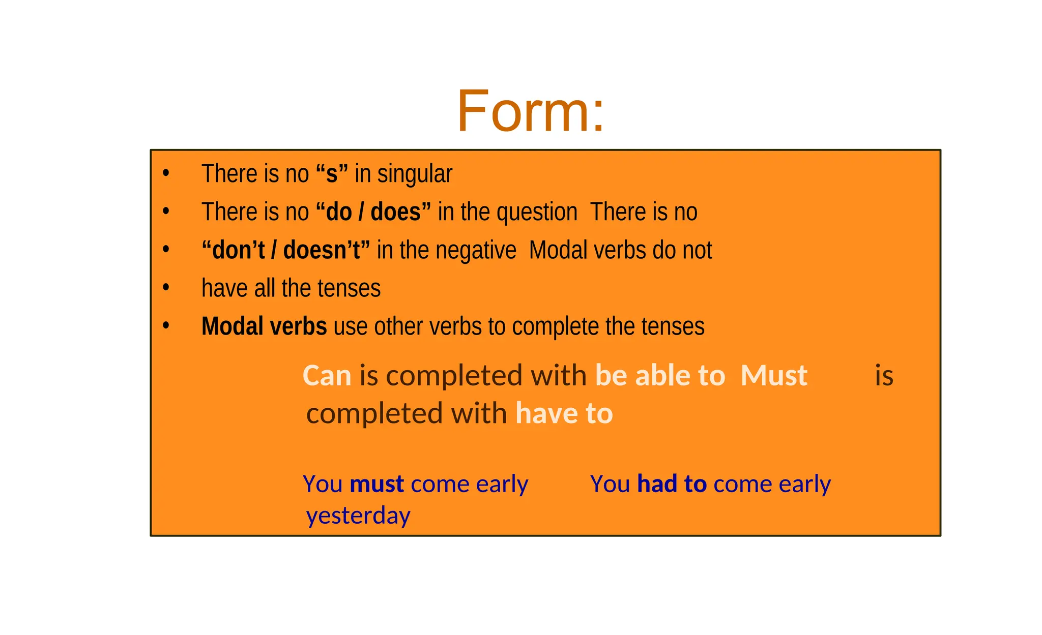 Modals.ppt, it is about using English modal verbs | PPT