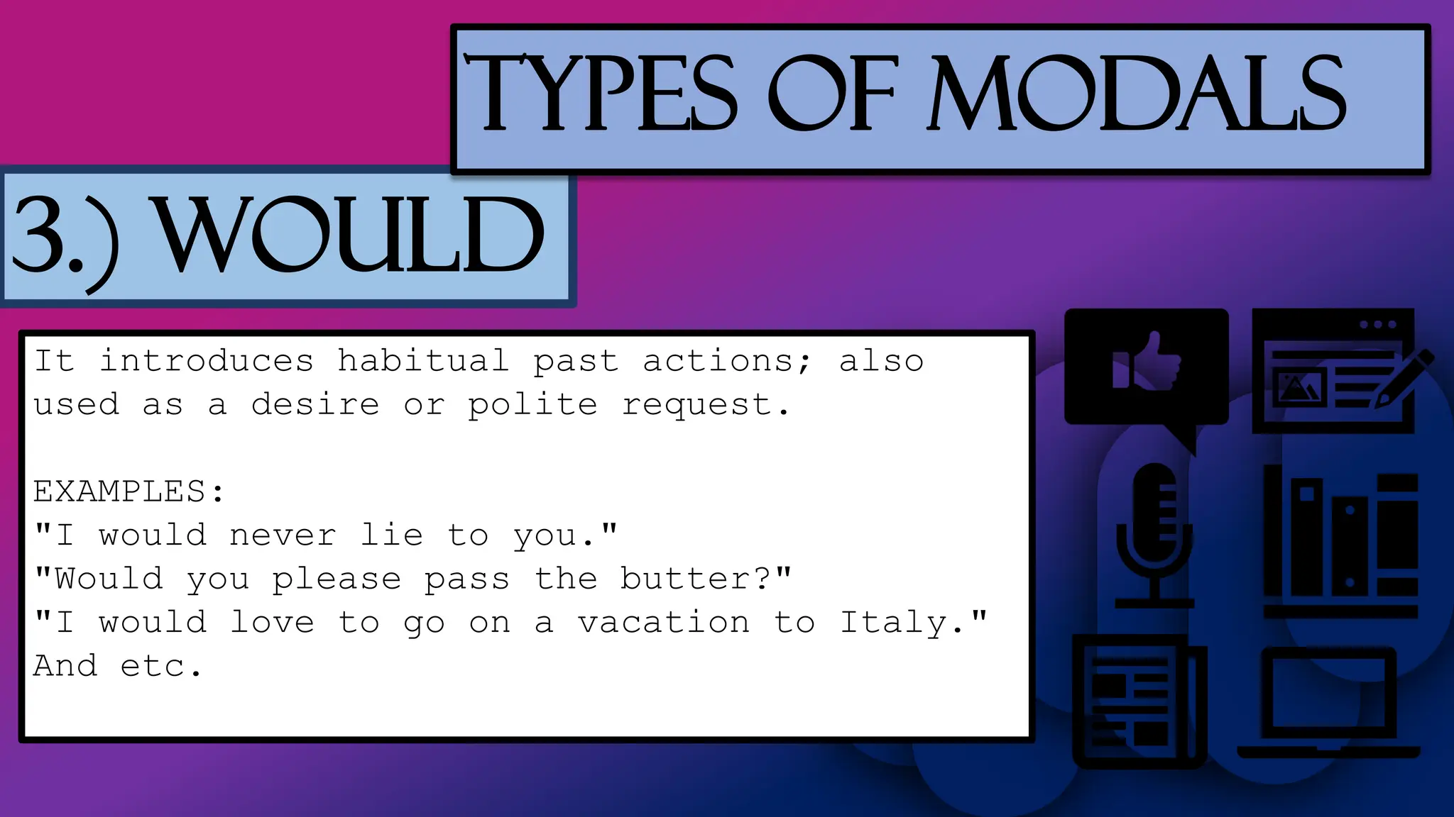 Modals, English, educational, Important. | PDF