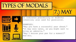 Modals, English, educational, Important. | PDF