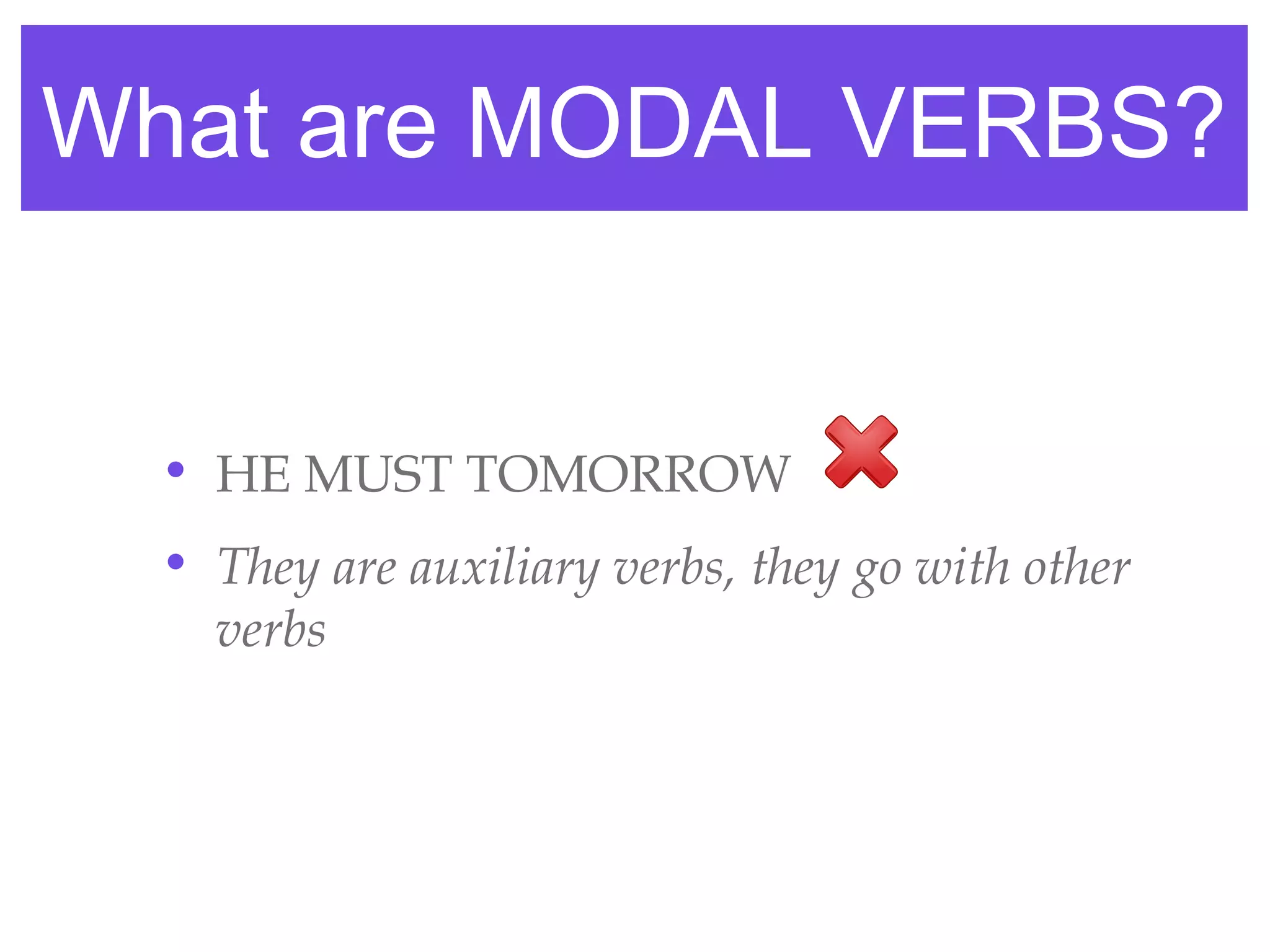 Modals of obligation | PPT