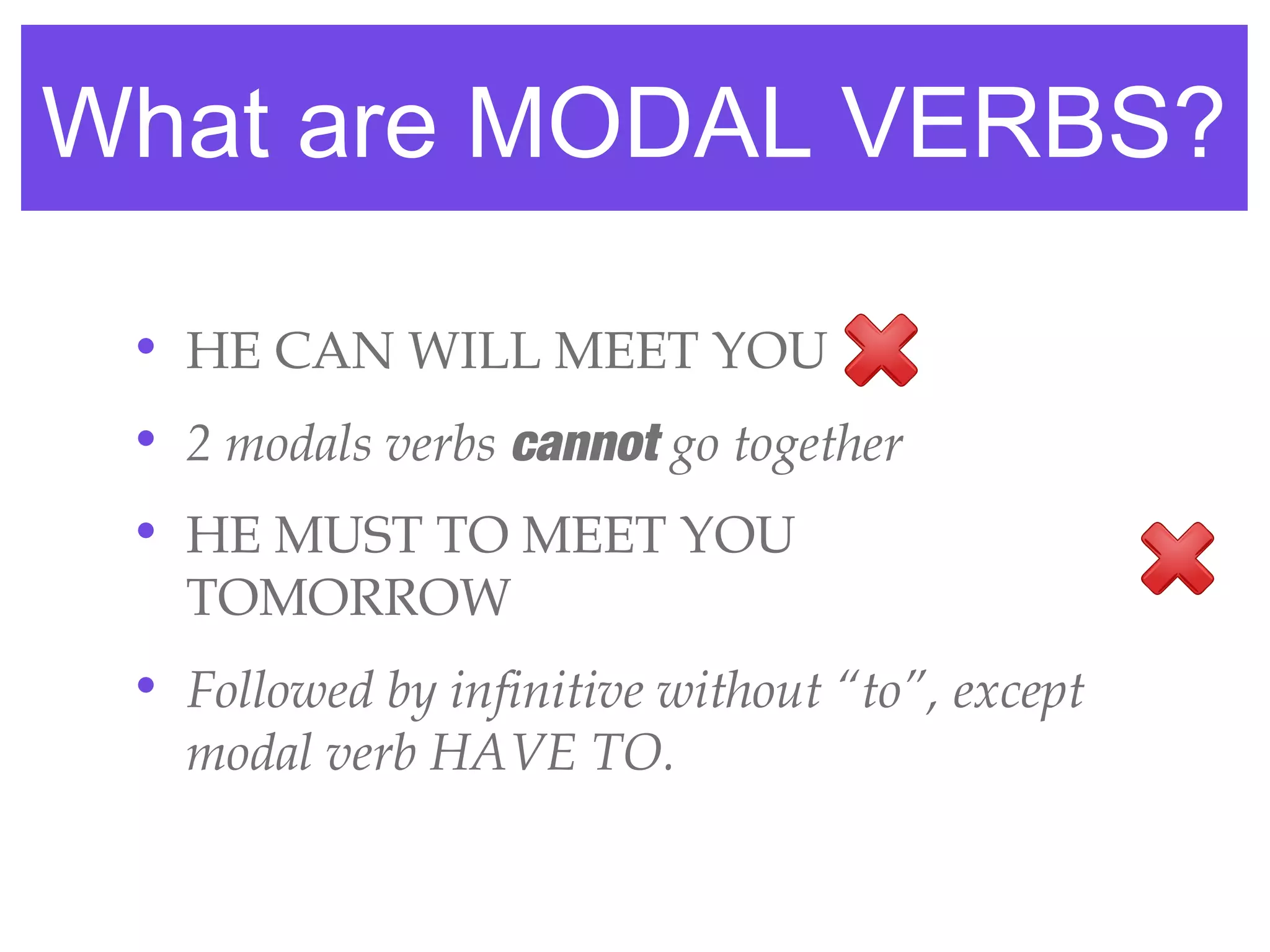 Modals of obligation | PPT