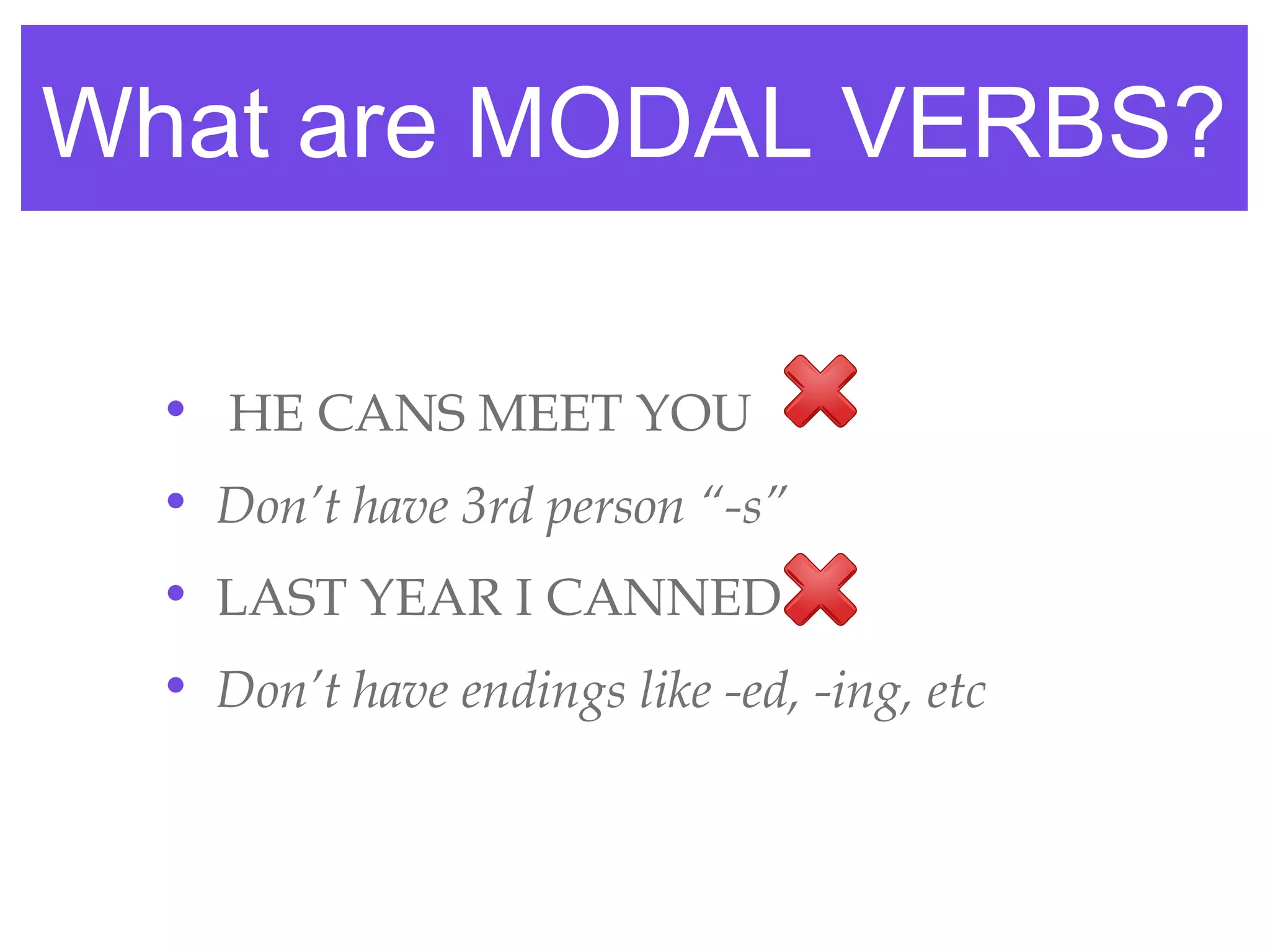 Modals of obligation | PPT