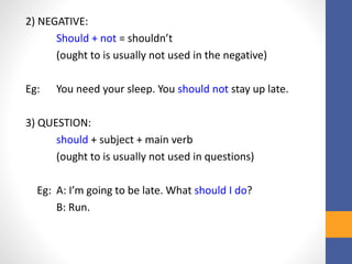 Modals - Part 2 | PPTX