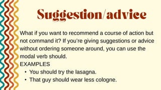 LESSON ON MODALS AND OPINON MAKING SIGNALS | PPT