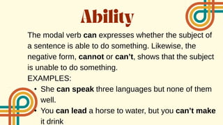 LESSON ON MODALS AND OPINON MAKING SIGNALS | PPT