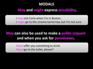 Modals and modal perfects | PPTX