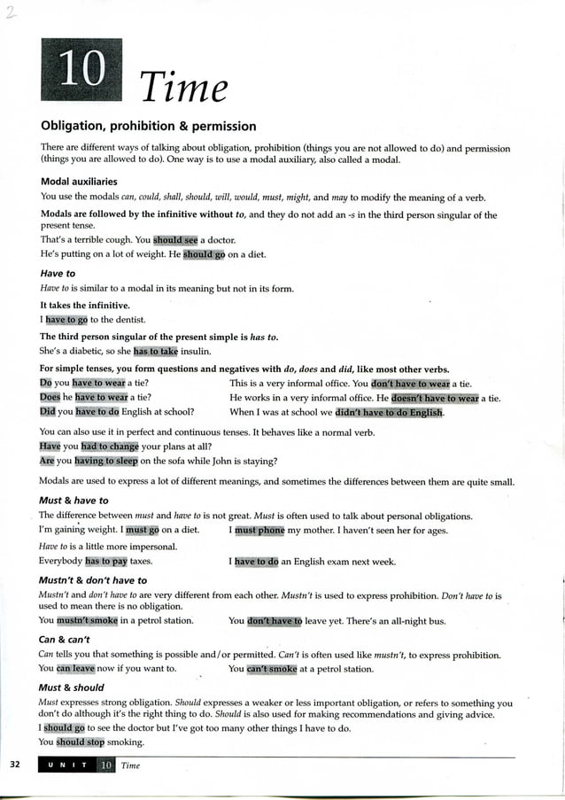 Modals dossier | PDF