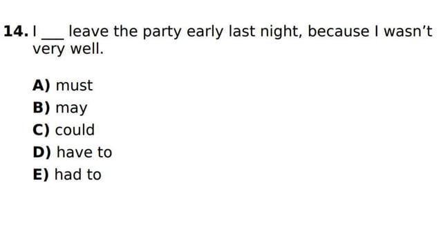 Grade 8 Exercises on Modals (multiple choice) | PPTX