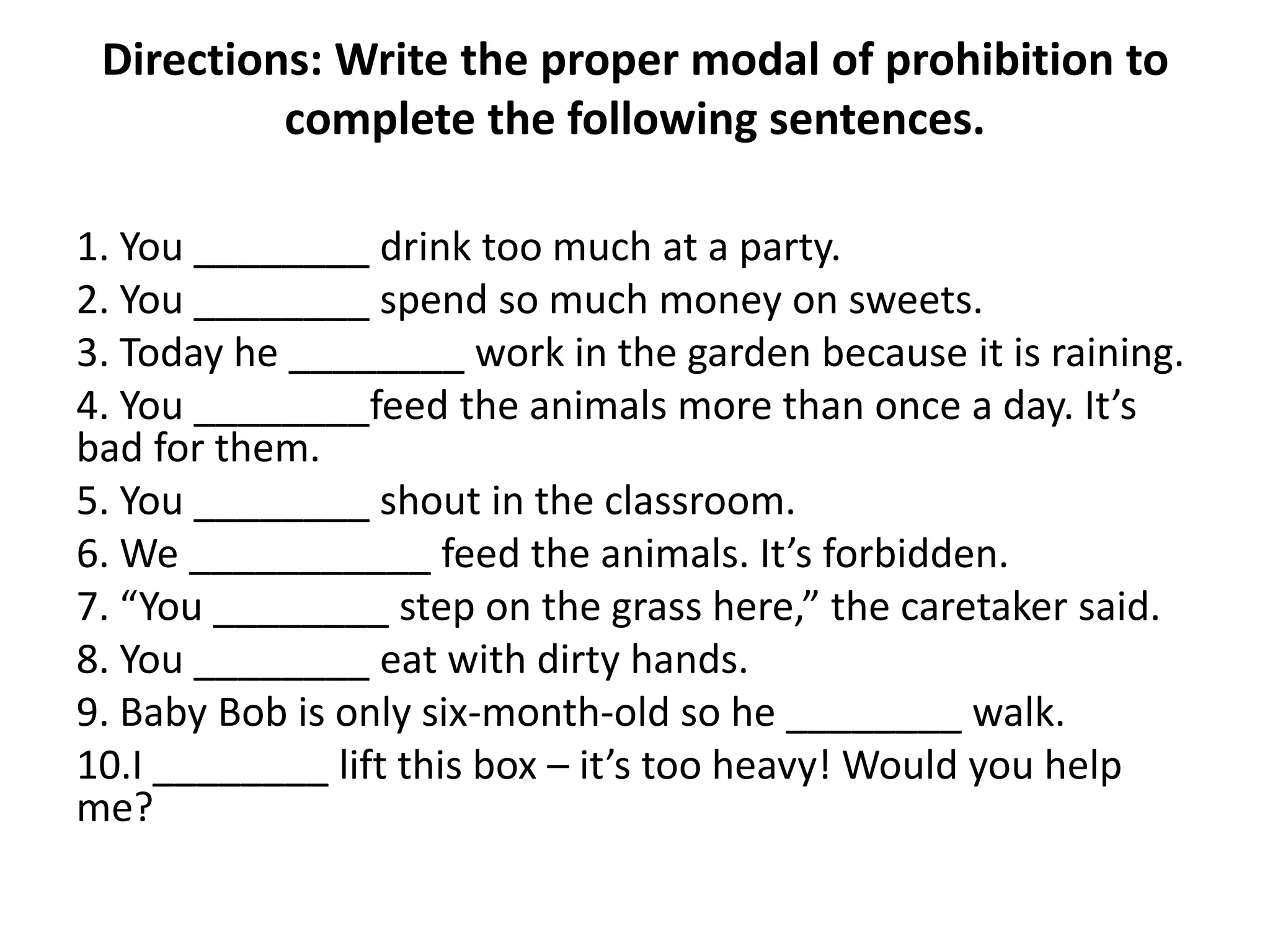 Modals Expressing Prohibition.pptx