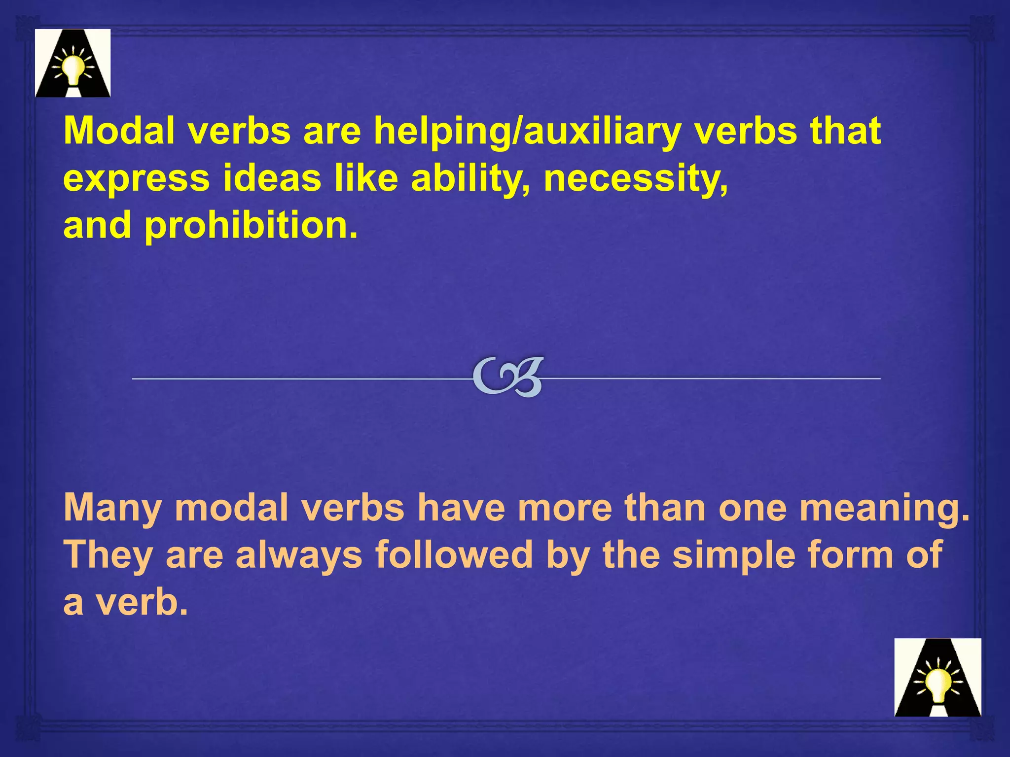 Modals for necessity and suggestions | PPTX