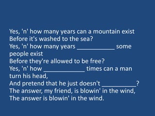 Modals intro and songs | PPTX