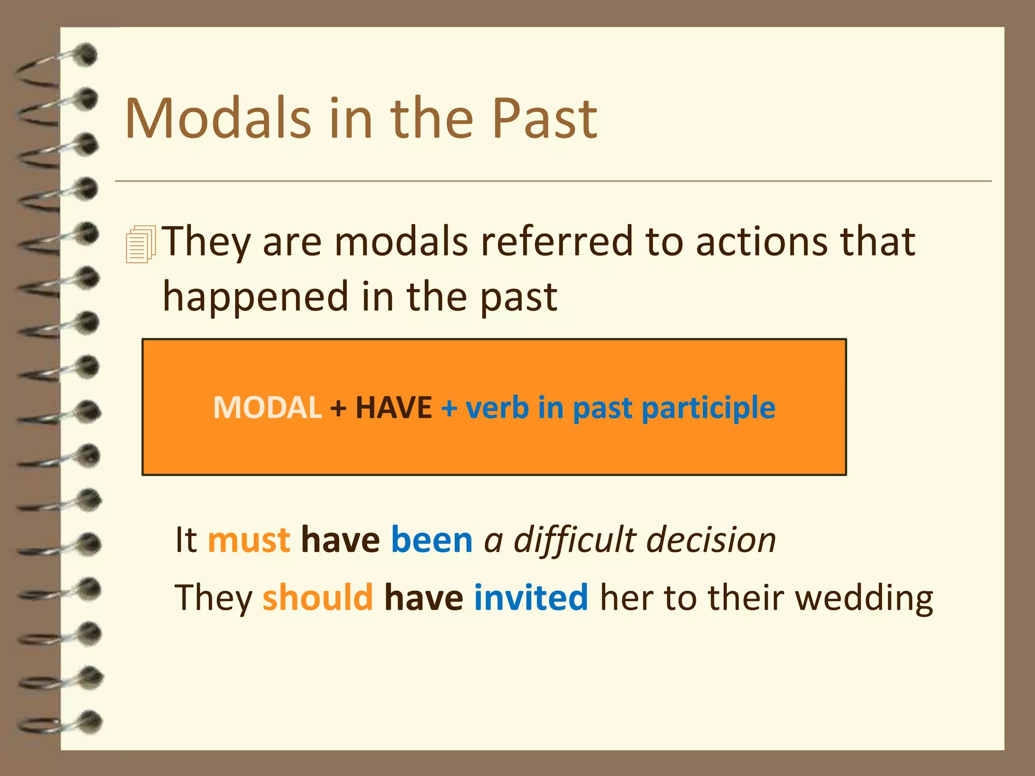 Modals Lecture | PPT