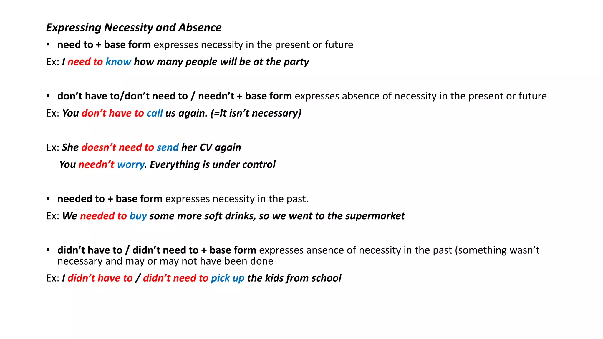 Modal verbs | PPTX