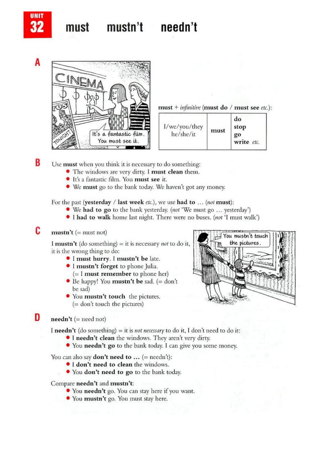 Modals (must, needn't, should, have to) | PDF