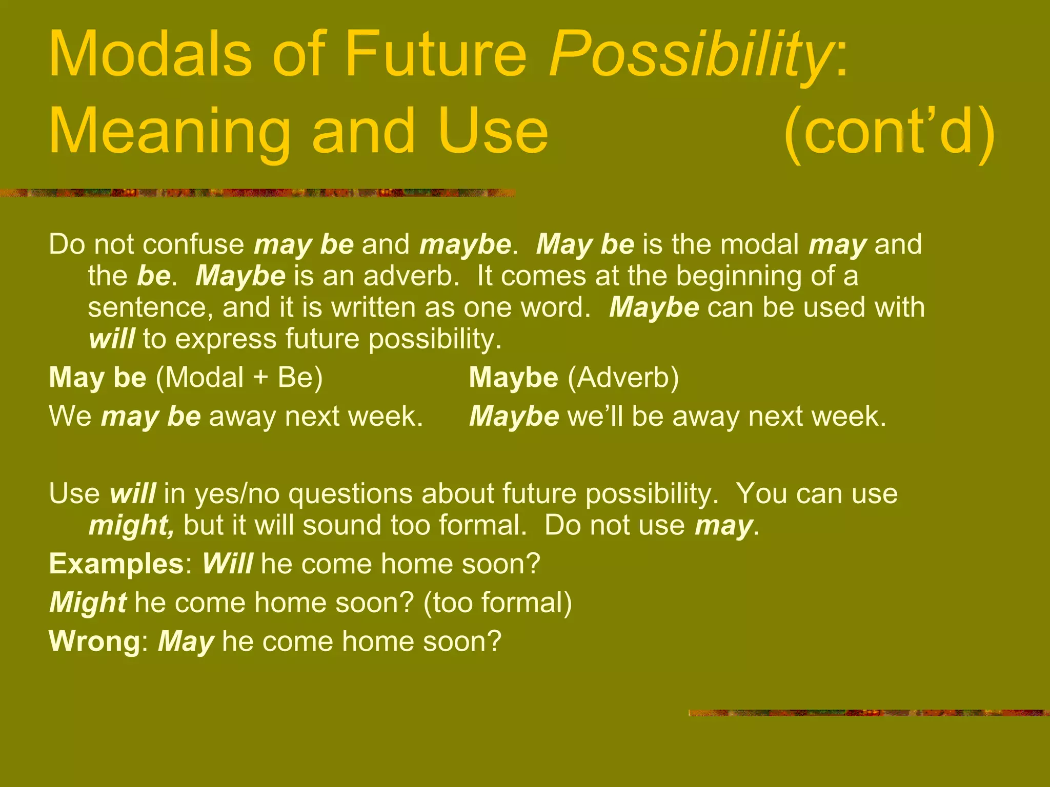 Modals of ability_and_possibility_ppp | PPT